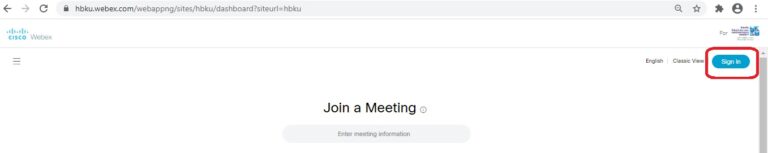 How to Login to Cisco WebEx? – UTSKB