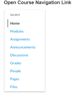 How do I use the Course Navigation Menu as an instructor – UTSKB