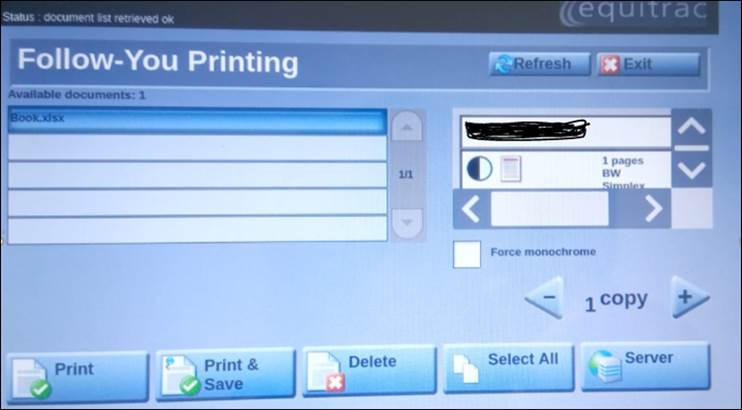 How can a student print from a mobile device/personal device – UTSKB