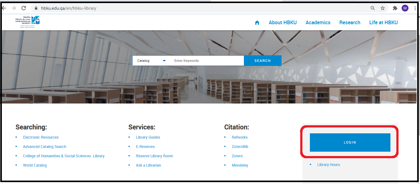 How can I access the Library services – UTSKB