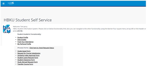How students can submit e-Form requests – UTSKB