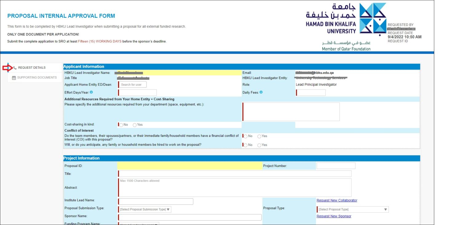 How to submit Proposal Internal Approval Form(PIA)? – UTSKB