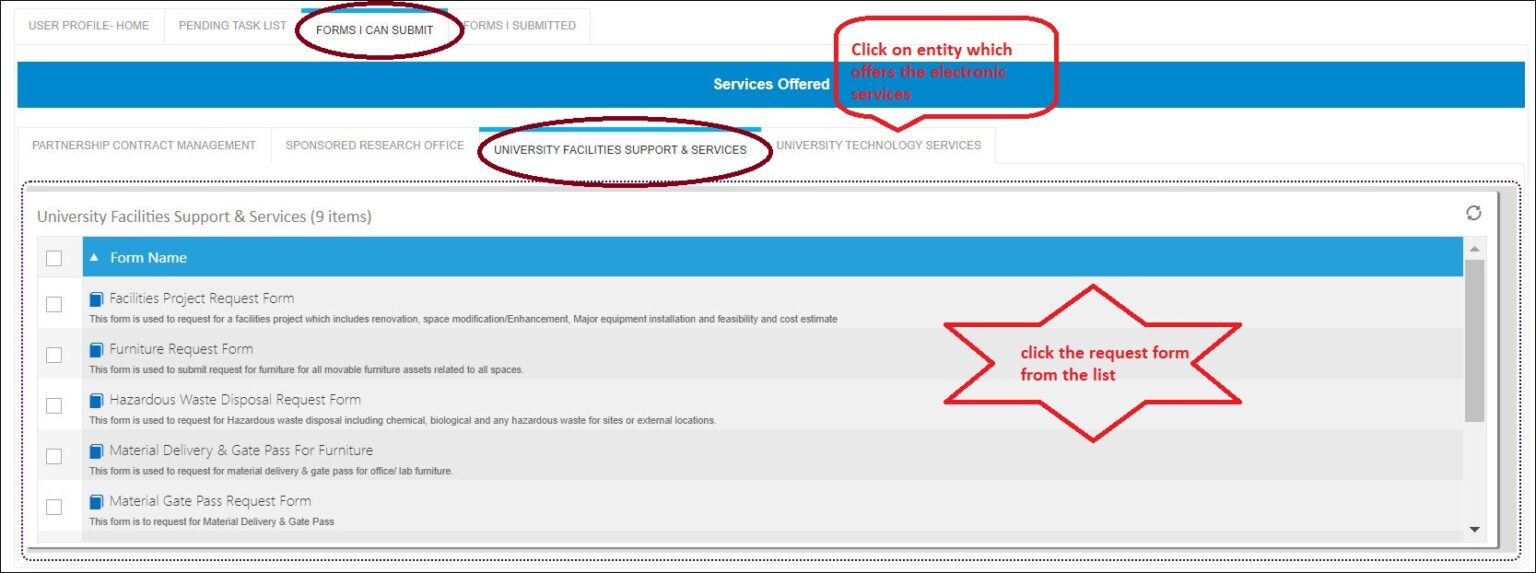 New iProcess User Interface for staff – UTSKB